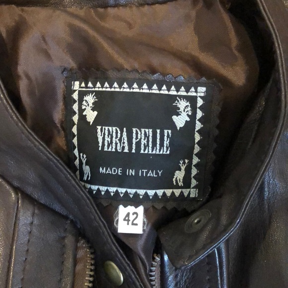 Vera Pelle | Jackets & Coats | Italian Leather Jacket | Poshmark